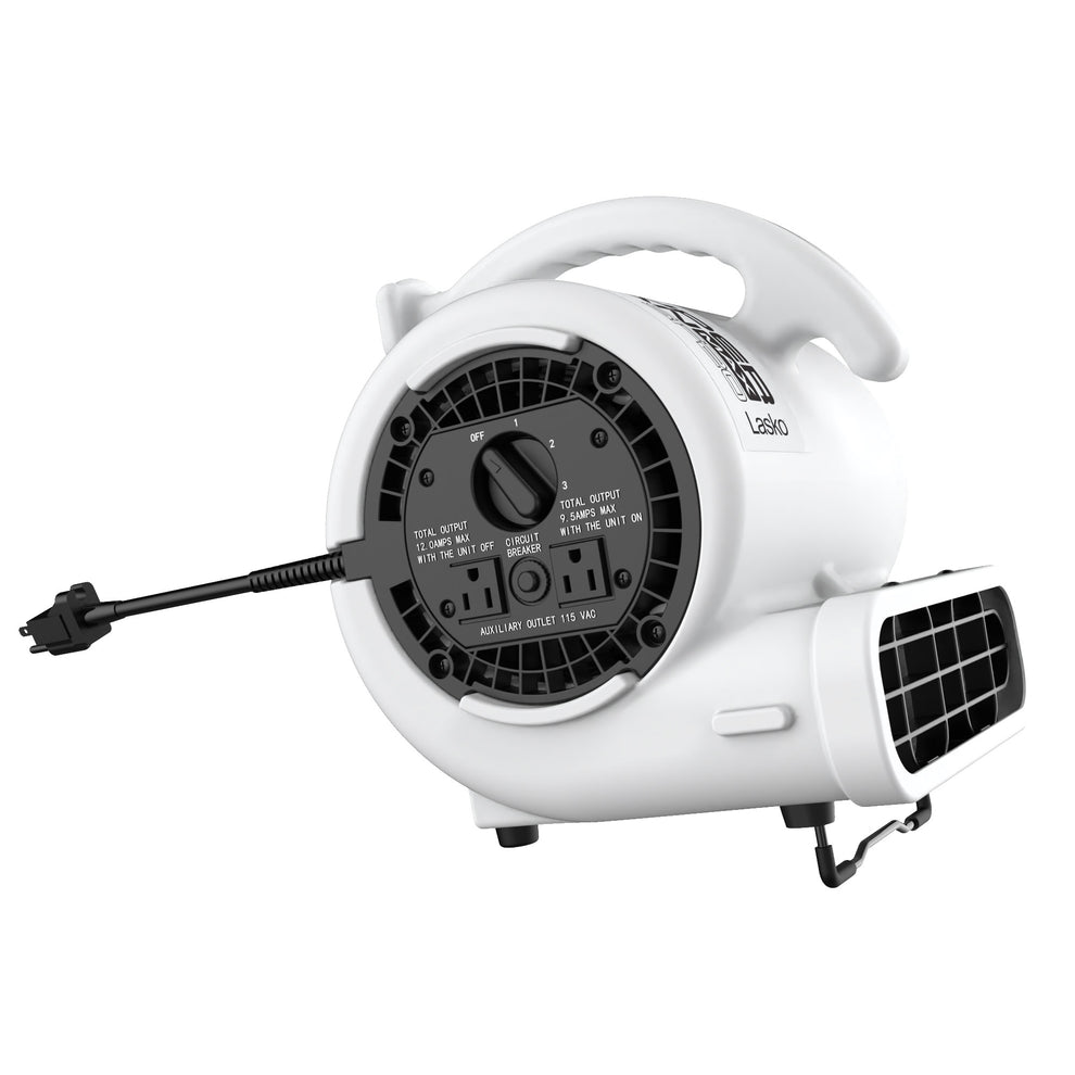 Lasko SF-20-G2 Super Fan Max Multi-Purpose Compact Air Mover, Gray ...