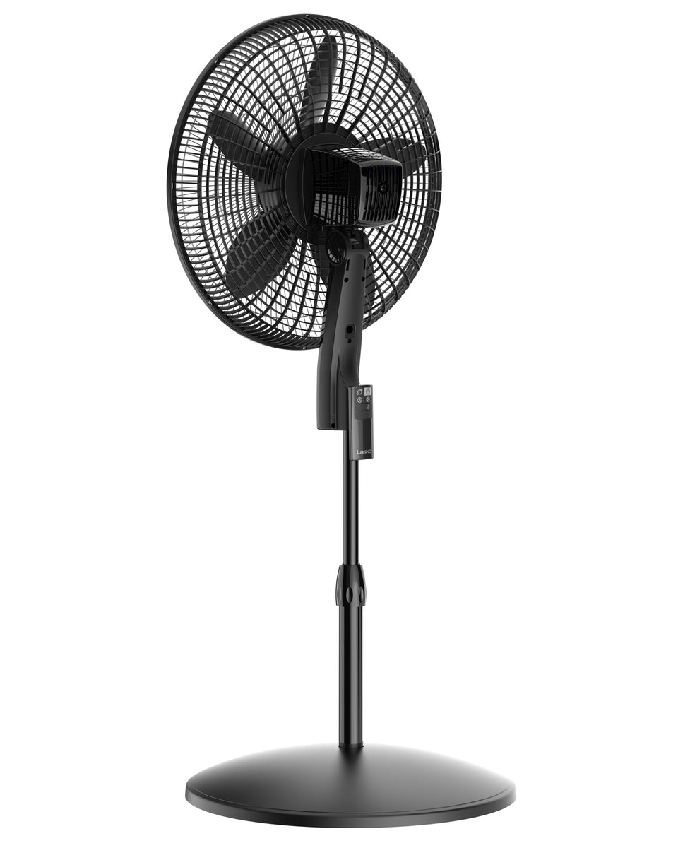 Lasko 18" Elite Collection Pedestal Fan with Remote, S18640, Black