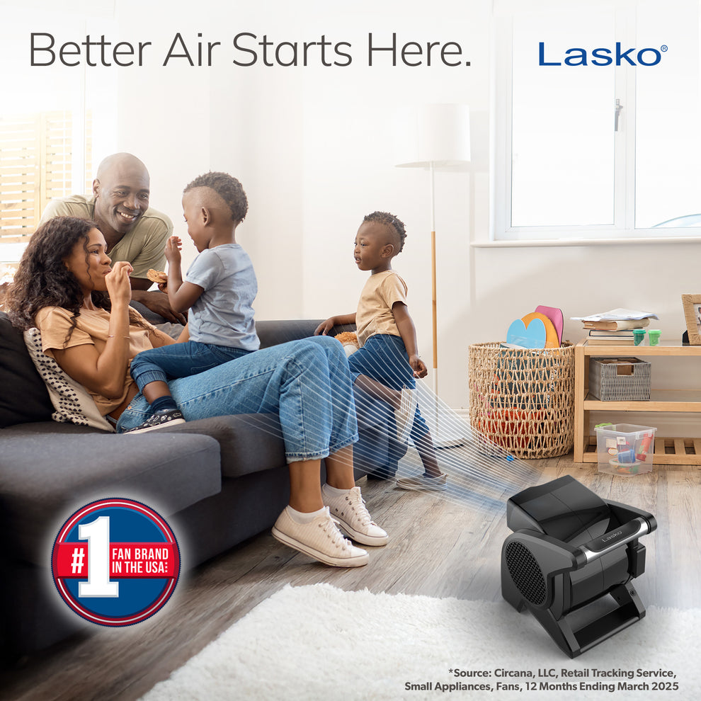 Lasko Pro Performance Pivoting High Velocity Utility Blower Fan with 3 ...