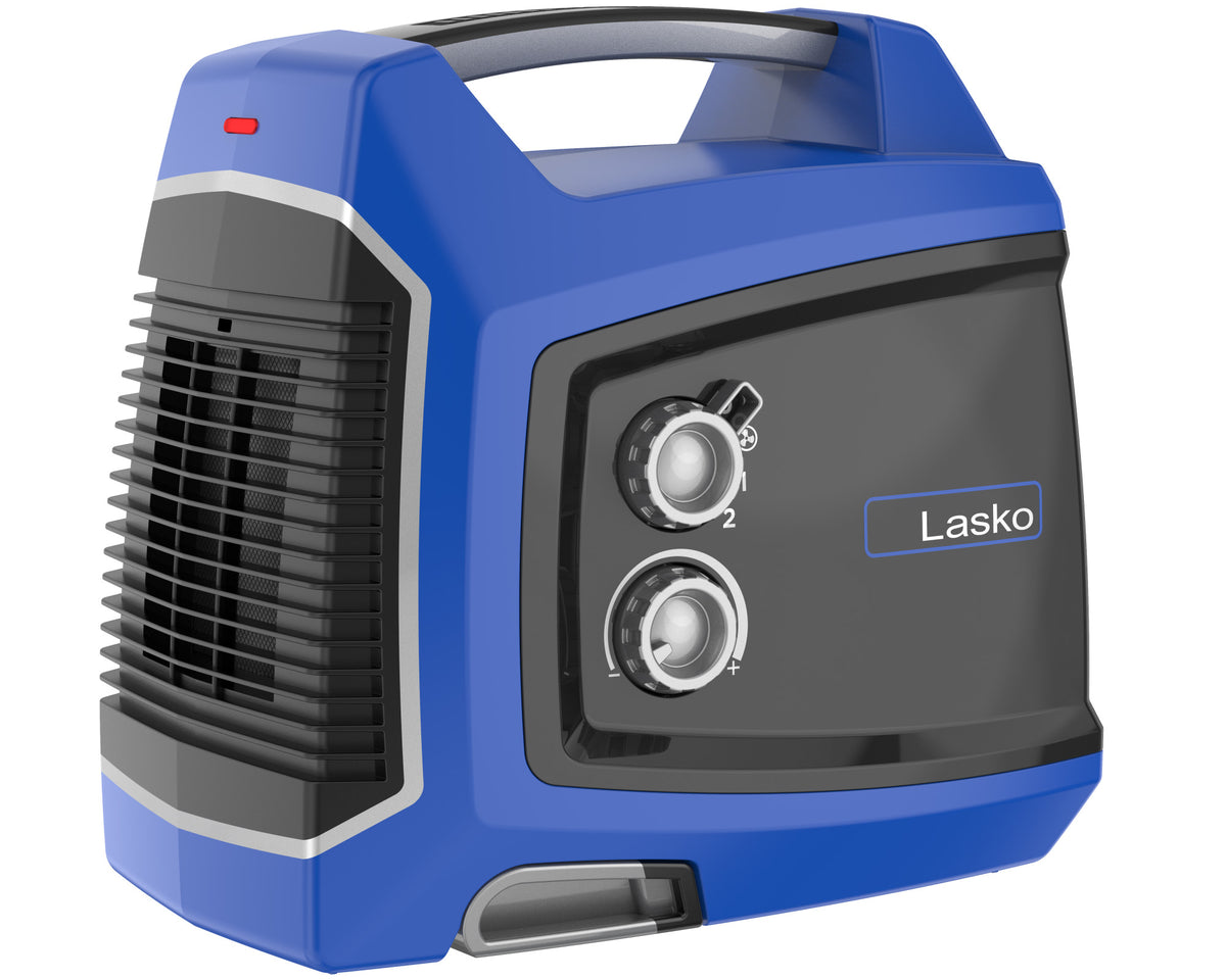 Lasko Ceramic Utility Heater with Adjustable Pivoting Legs, CU12515, B