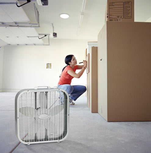 Lasko B20201 20" Box Fan with Save-Smart Technology