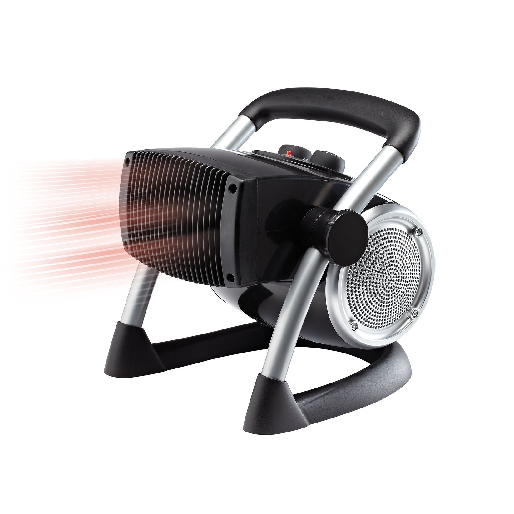 Lasko Pro Ceramic Utility Heater (2 heat settings, thermostat, black ...
