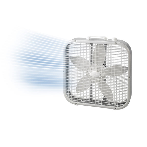 Lasko 20" 3-Speed Box Fan with Save Smart, 3733, White – Lasko Heaters ...
