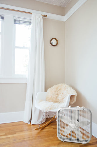 Lasko 20" 3-Speed Box Fan with Save Smart, 3733, White