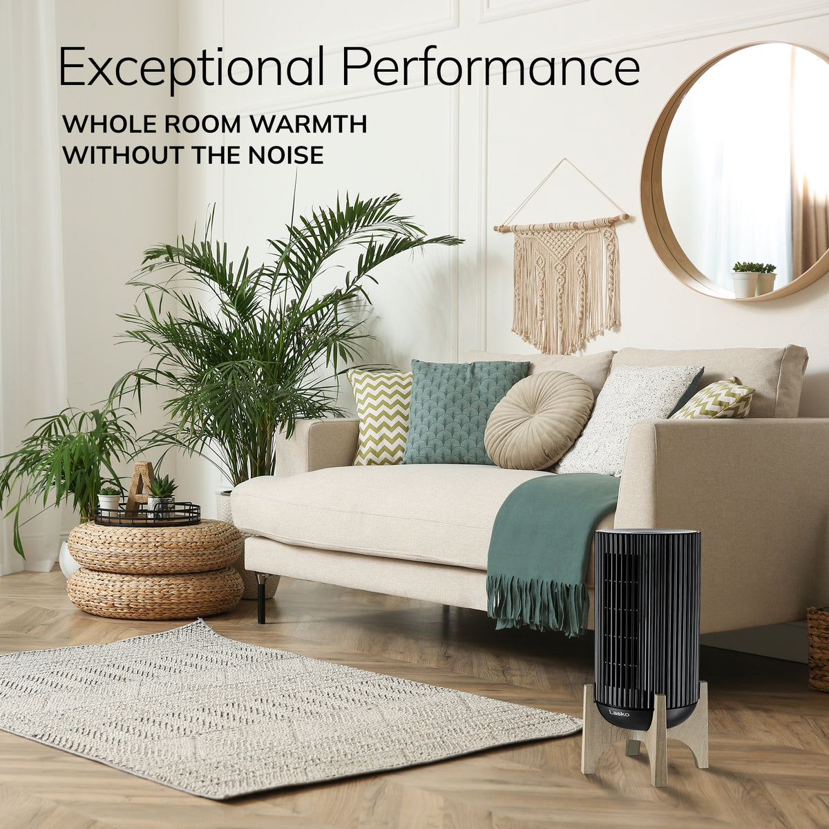 Lasko CX16550 Artisan Series Ceramic Space Heater and Base with Remote