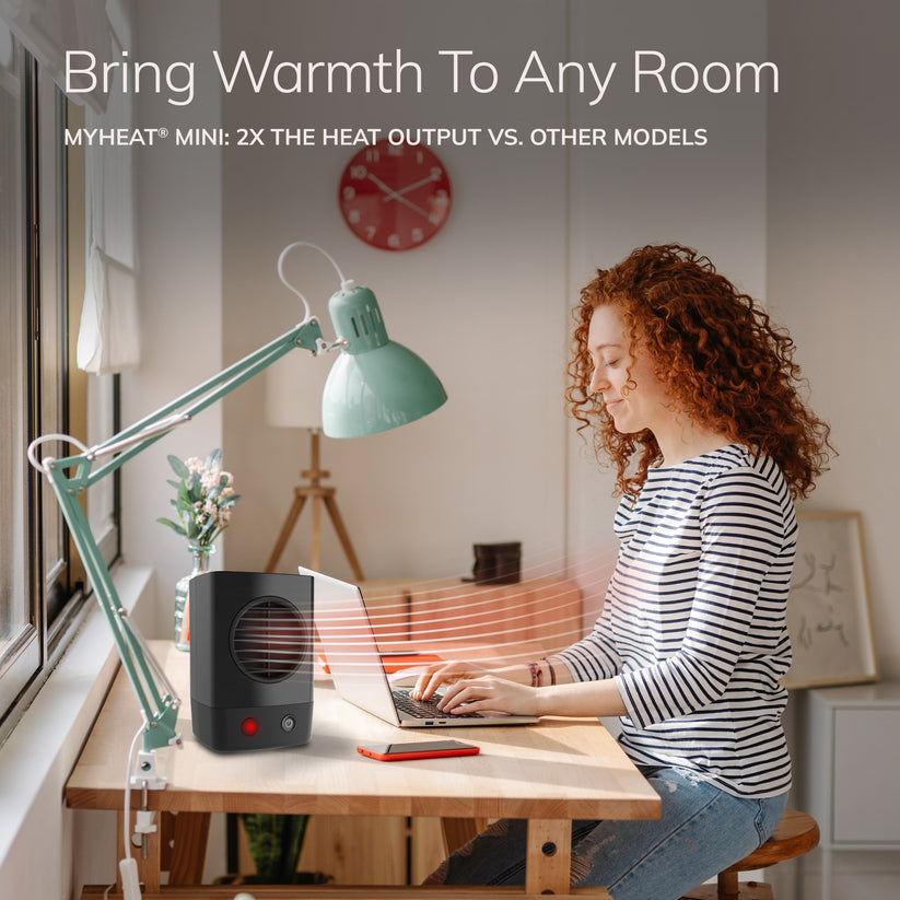 Lasko MyHeat™ Mini Personal Ceramic Heater (black) – Lasko Products LLC