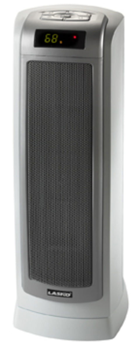 Lasko 5511 Remote Control Ceramic Tower Heater with Digital Display