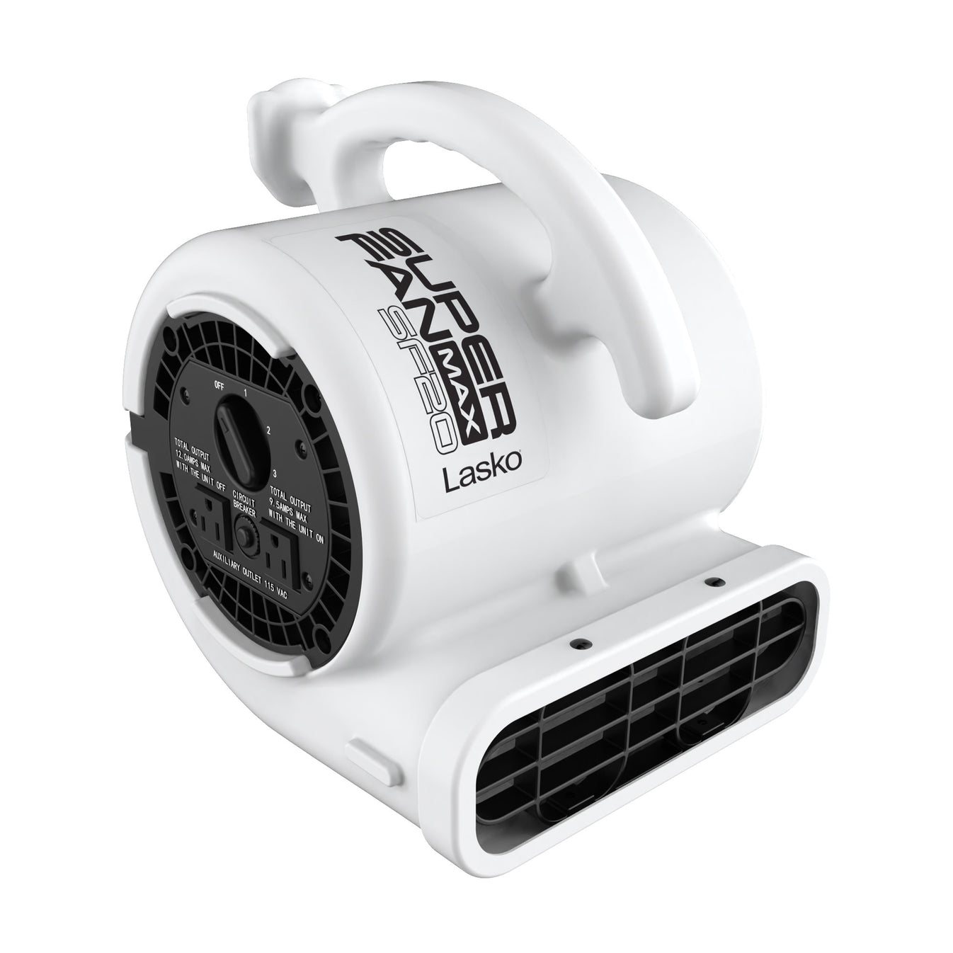 Lasko SF-20-G2 Super Fan Max Multi-Purpose Compact Air Mover, Gray – Lasko Heaters, Fans, Air ...