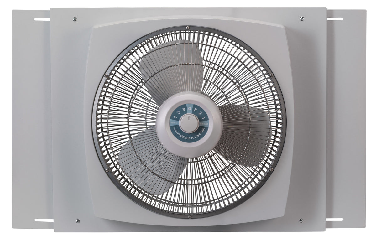 Lasko 16" Electrically Reversible Window Fan with 3 Speeds and Storm G