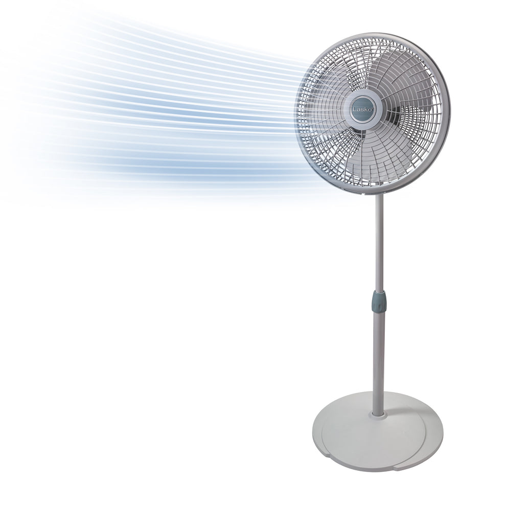 Lasko Performance 16" Pedestal Fan (3-speed, manual, gray) – Lasko ...