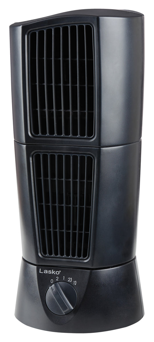 Lasko Desktop Wind Tower Oscillating Multi-Directional 2-Speed Table F