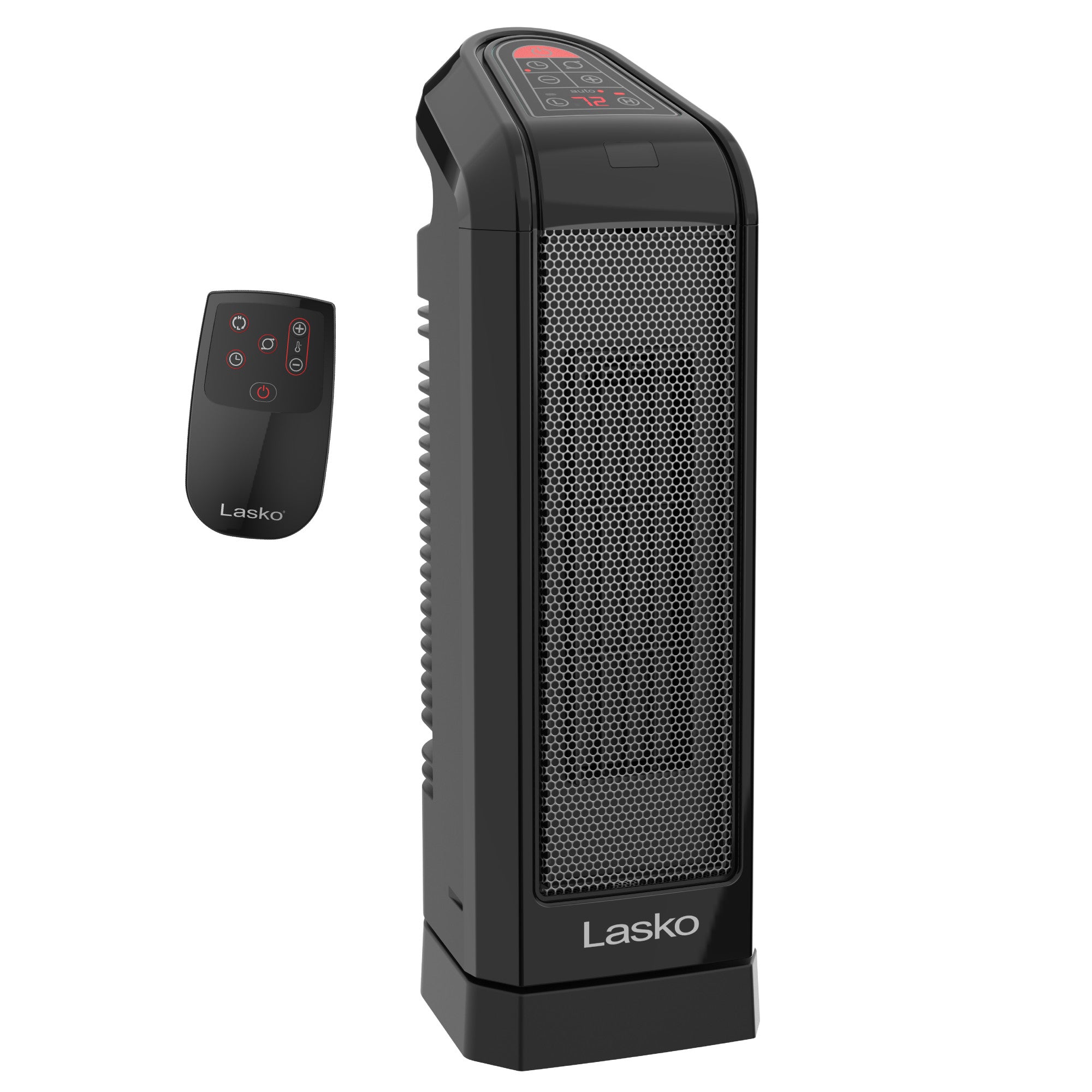 Lasko 16" Digital Ceramic Tower Heater with Remote (black, model CT166 ...