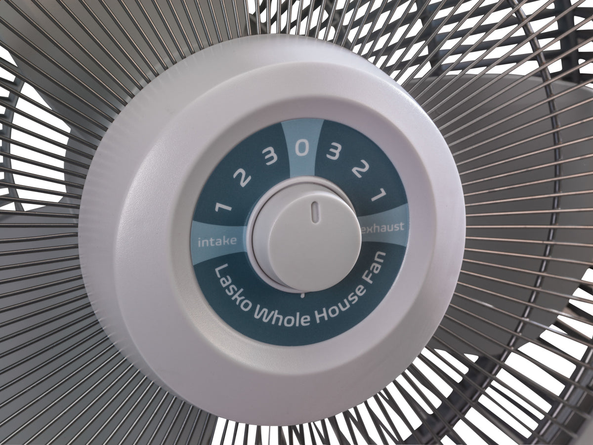 Lasko 16" Electrically Reversible Window Fan with 3 Speeds and Storm G