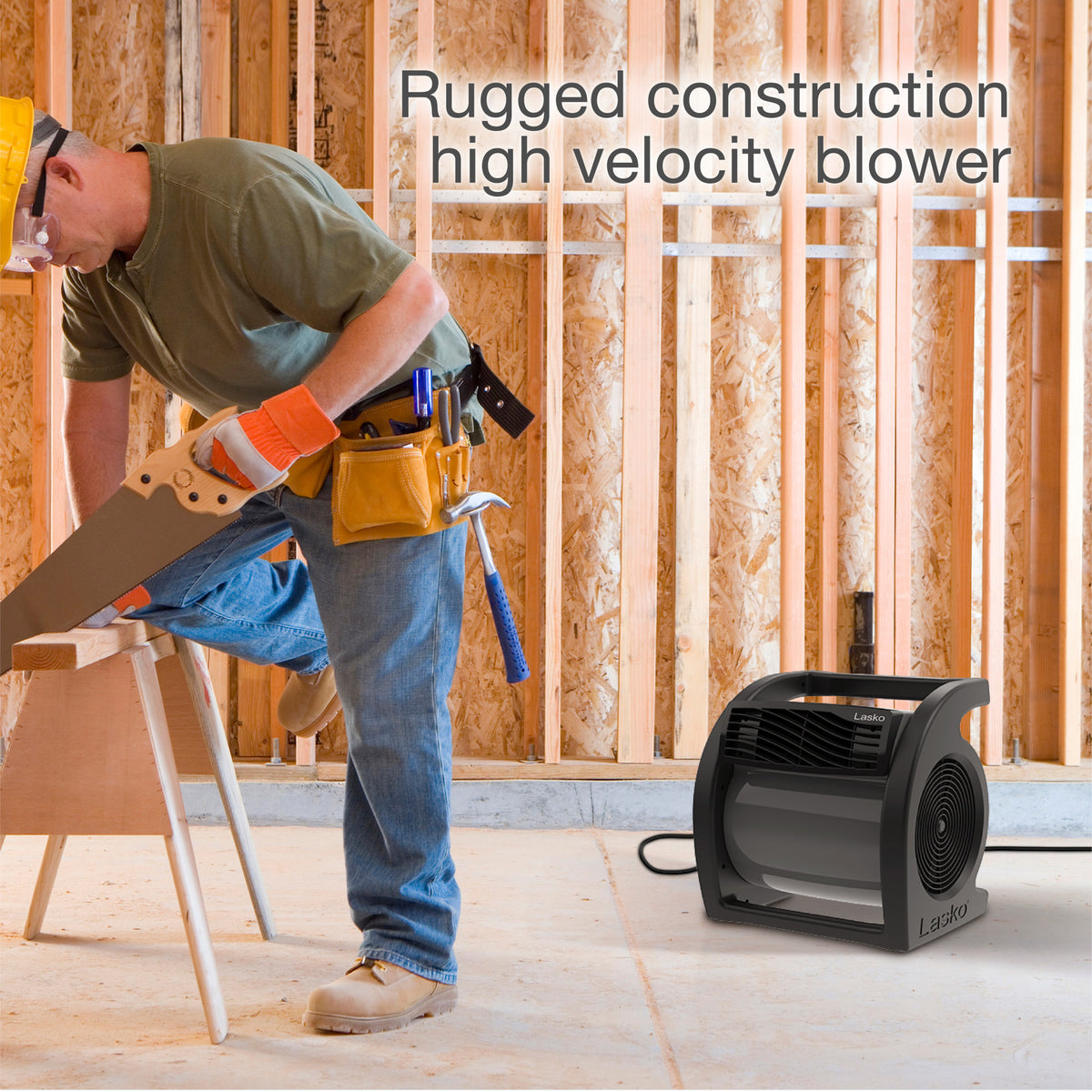 Lasko U15720 Max Performance Pivoting Utility Fan