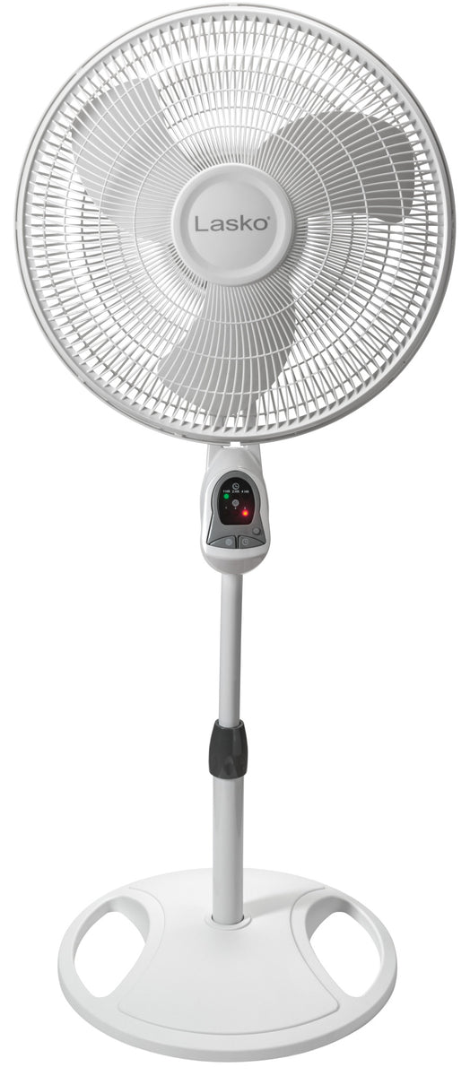 Lasko 16" Oscillating 3-Speed Pedestal Fan with Remote Control, 1646,